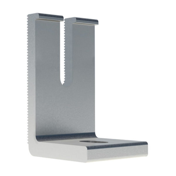 IronRidge FM-LFT-003 Slotted L-Foot, Hardware Not Included, Mill, 4pc ...